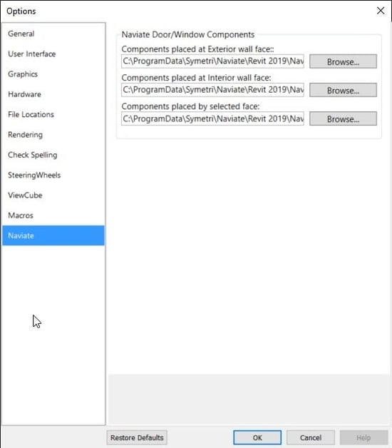 Component browser - how to nest elements to door and window families Component browser - how to nest elements to door and window families